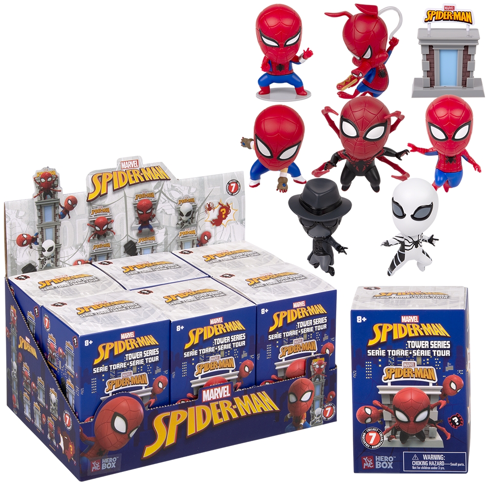 Spiderman Hero Blindbox Tower Series 3" (6/Dsp)