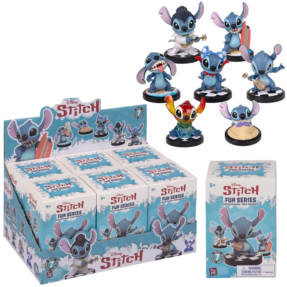 Stitch Hero Blindbox Fun Series 3" (6/Dsp)