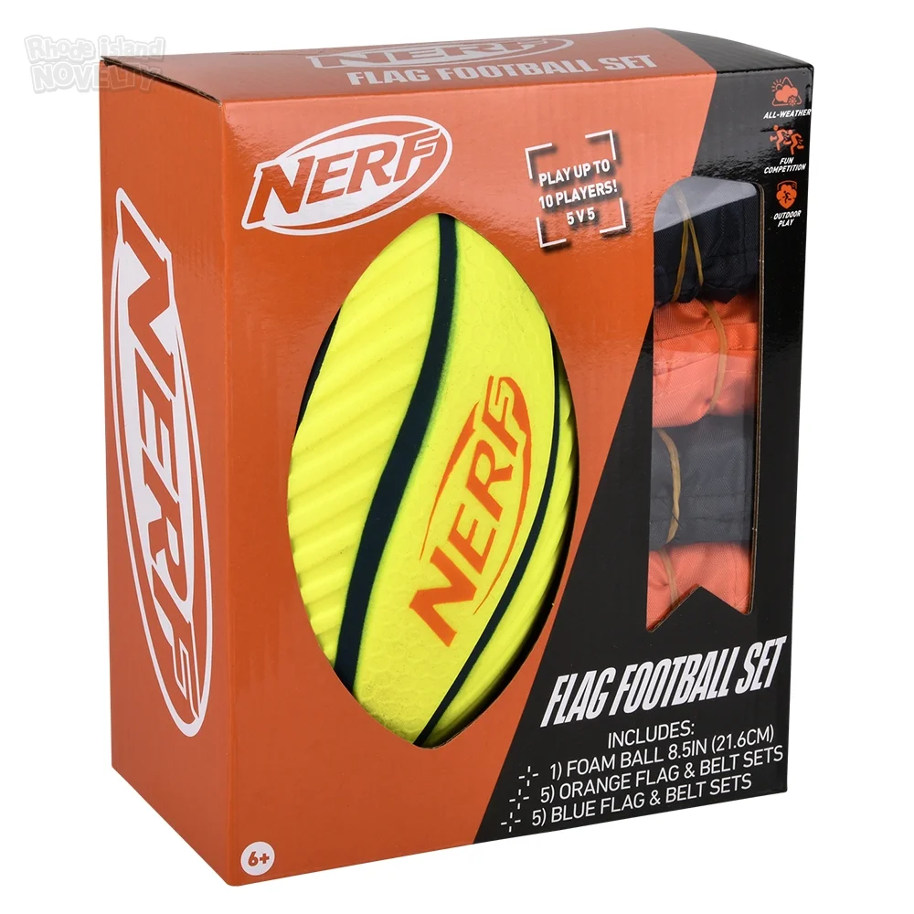 Nerf Spiral Grip Flag Football Set