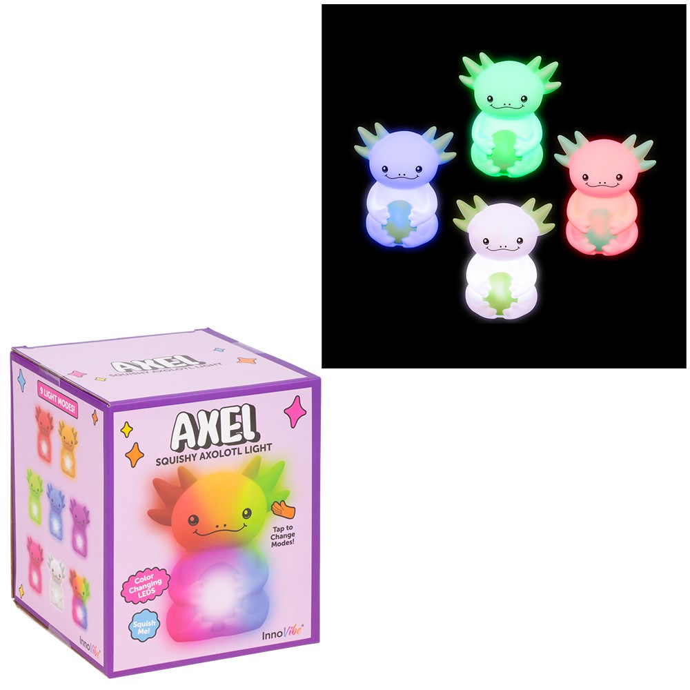 Color Changing Axolotl Touch Light 5.4"