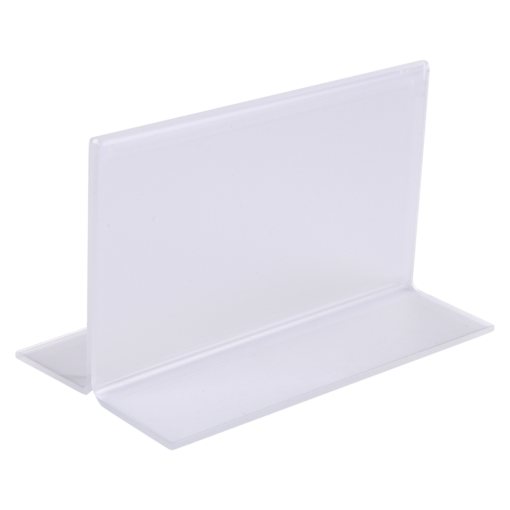 Clear Acrylic Upright Shelf Card Holder
