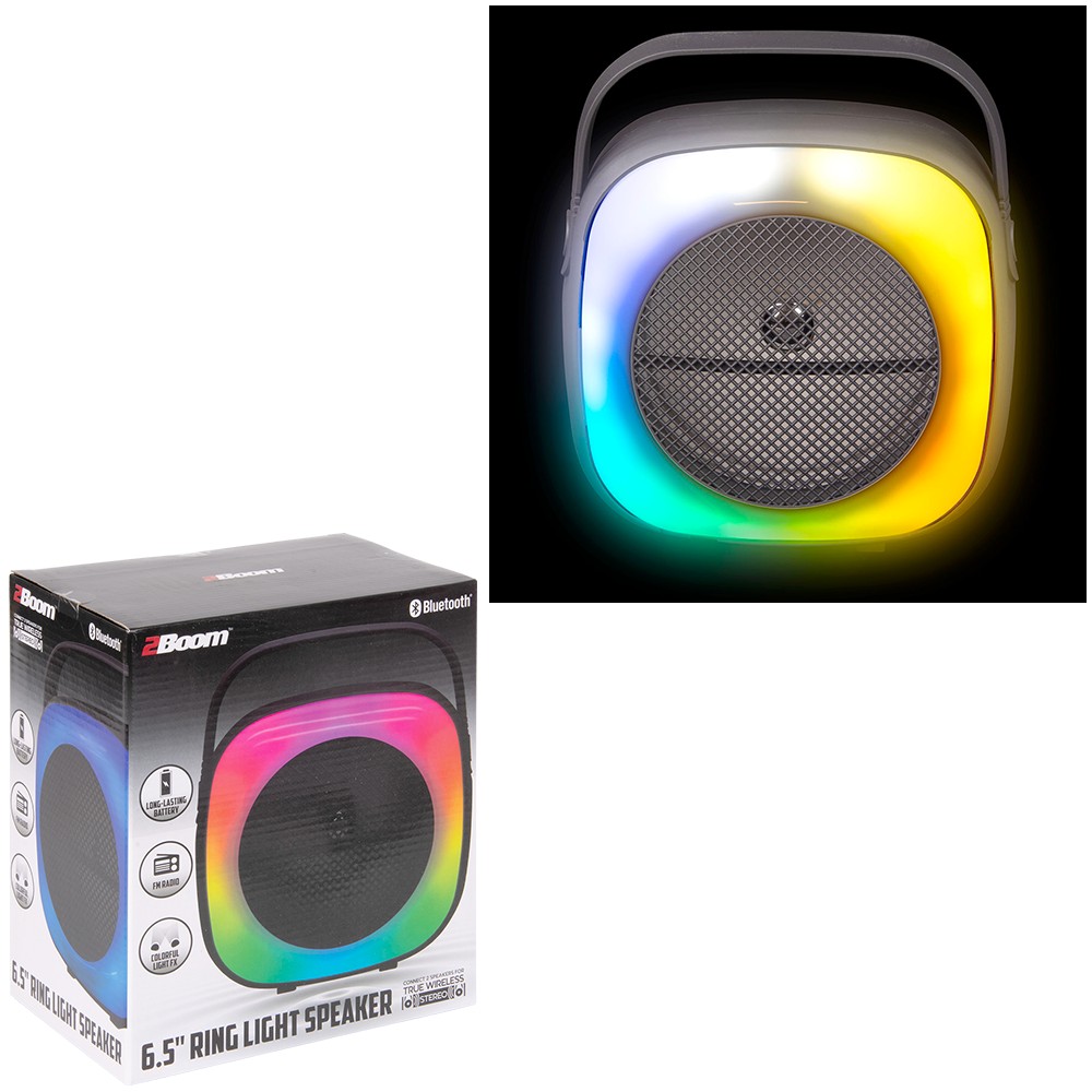Bluetooth Ring Light Speaker 6.5"