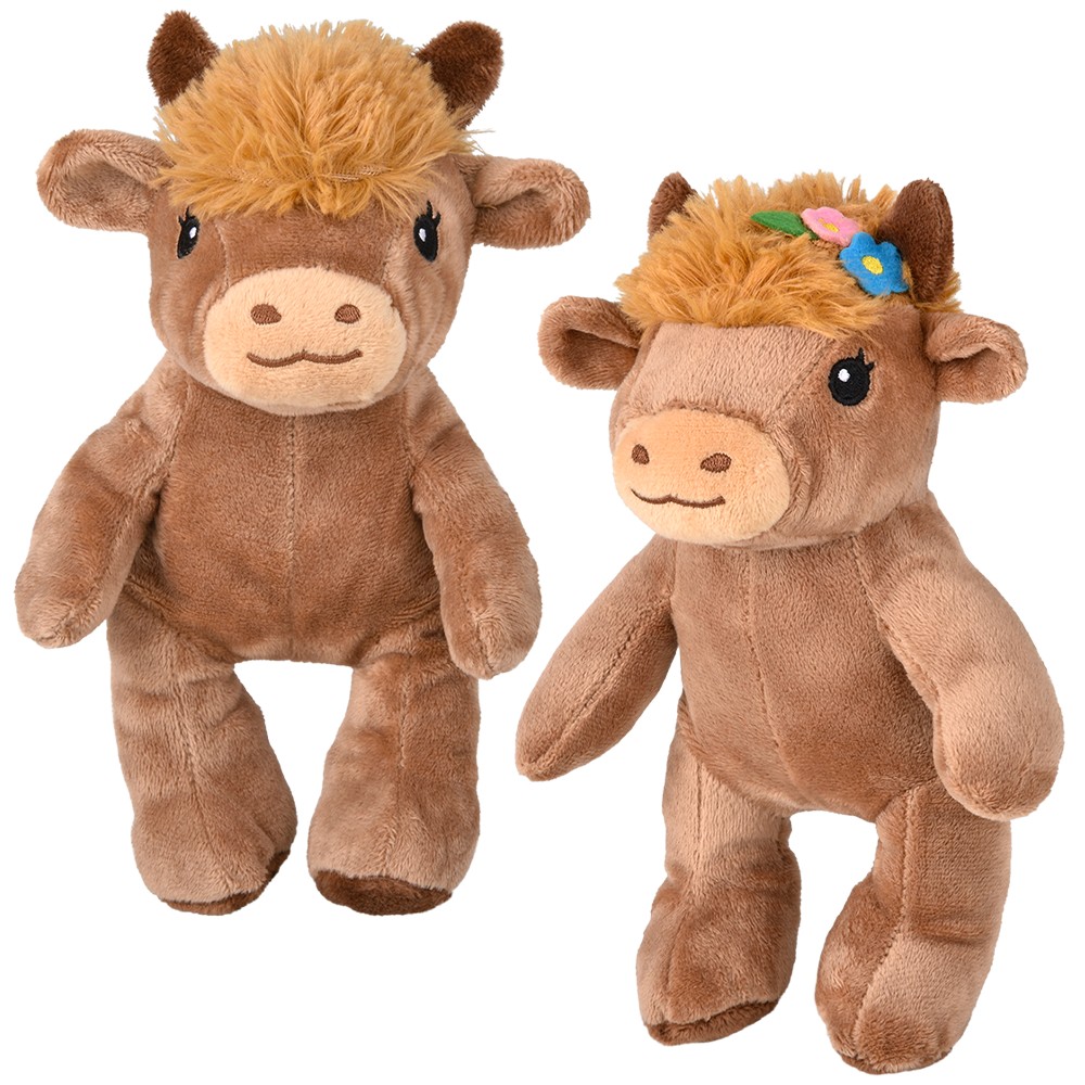 Duke And Daisy Highland Cows (2 Asst.) 8"