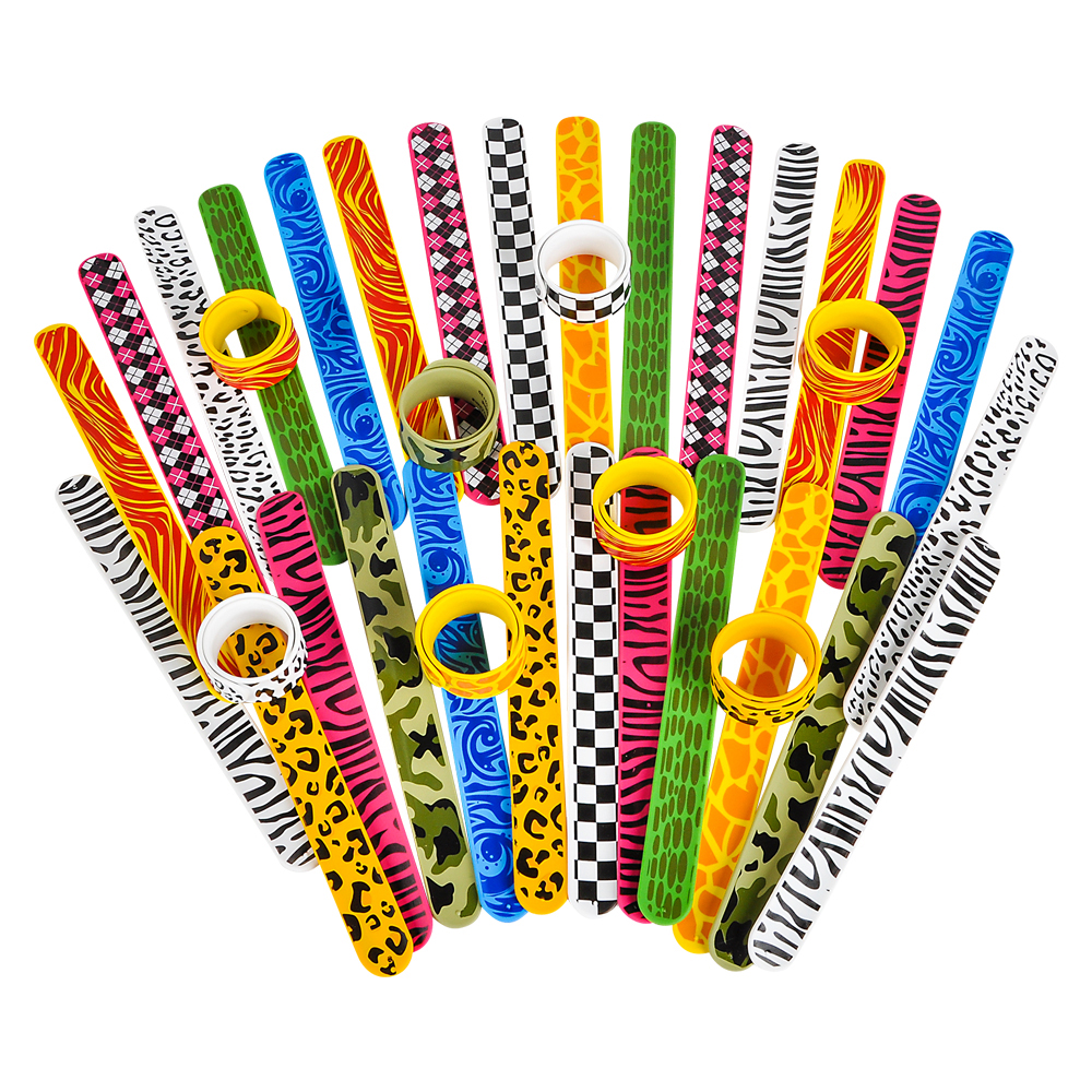 Slap Bracelet Assortment 9" (36pcs/Unit)
