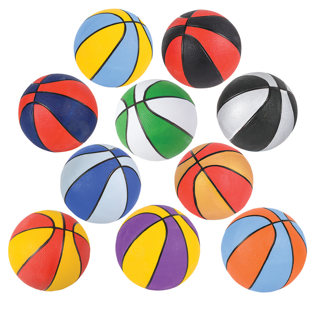 7" Mini Basketballs In Colors