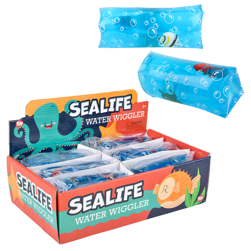 Jumbo Sea Life Water Wiggler 5" 12/Display